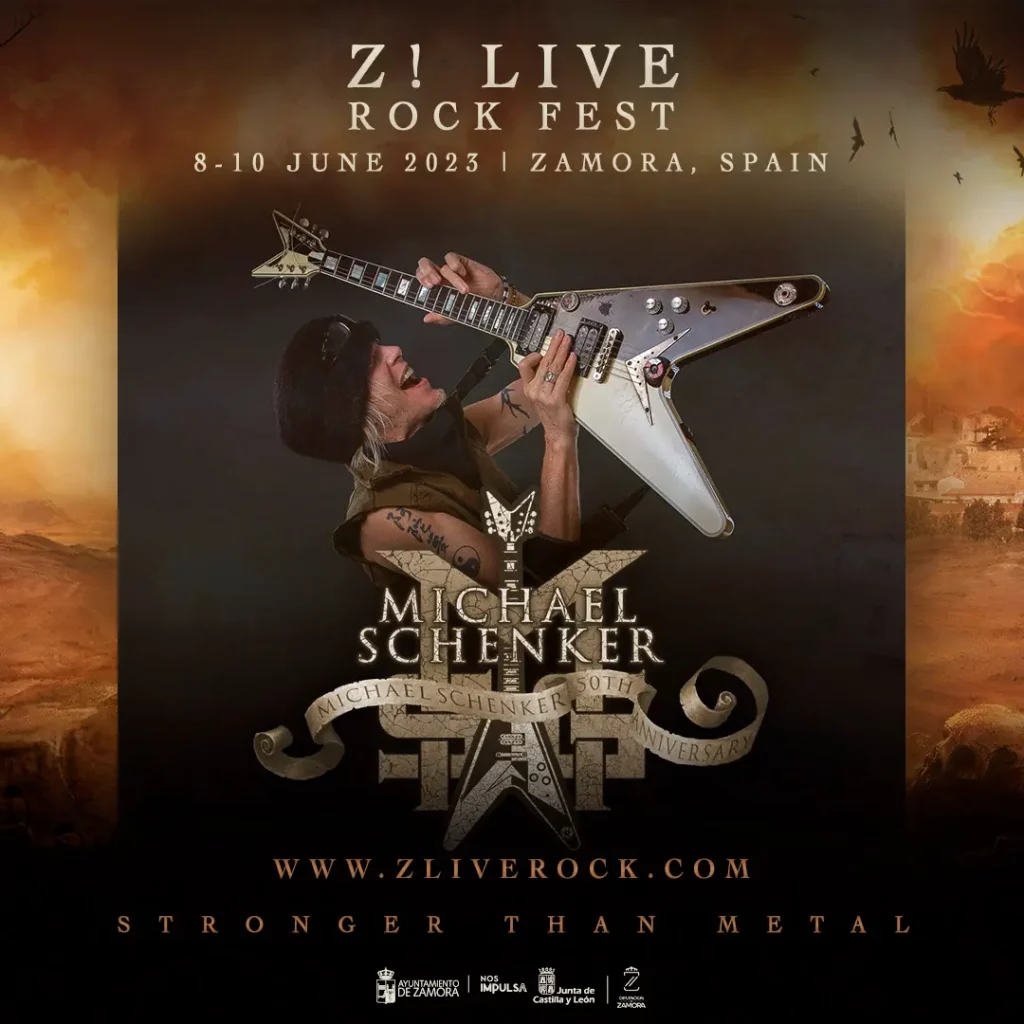 Michael Schenker Group en el Z! Live Rock Fest 2023 – Reino de Sueños